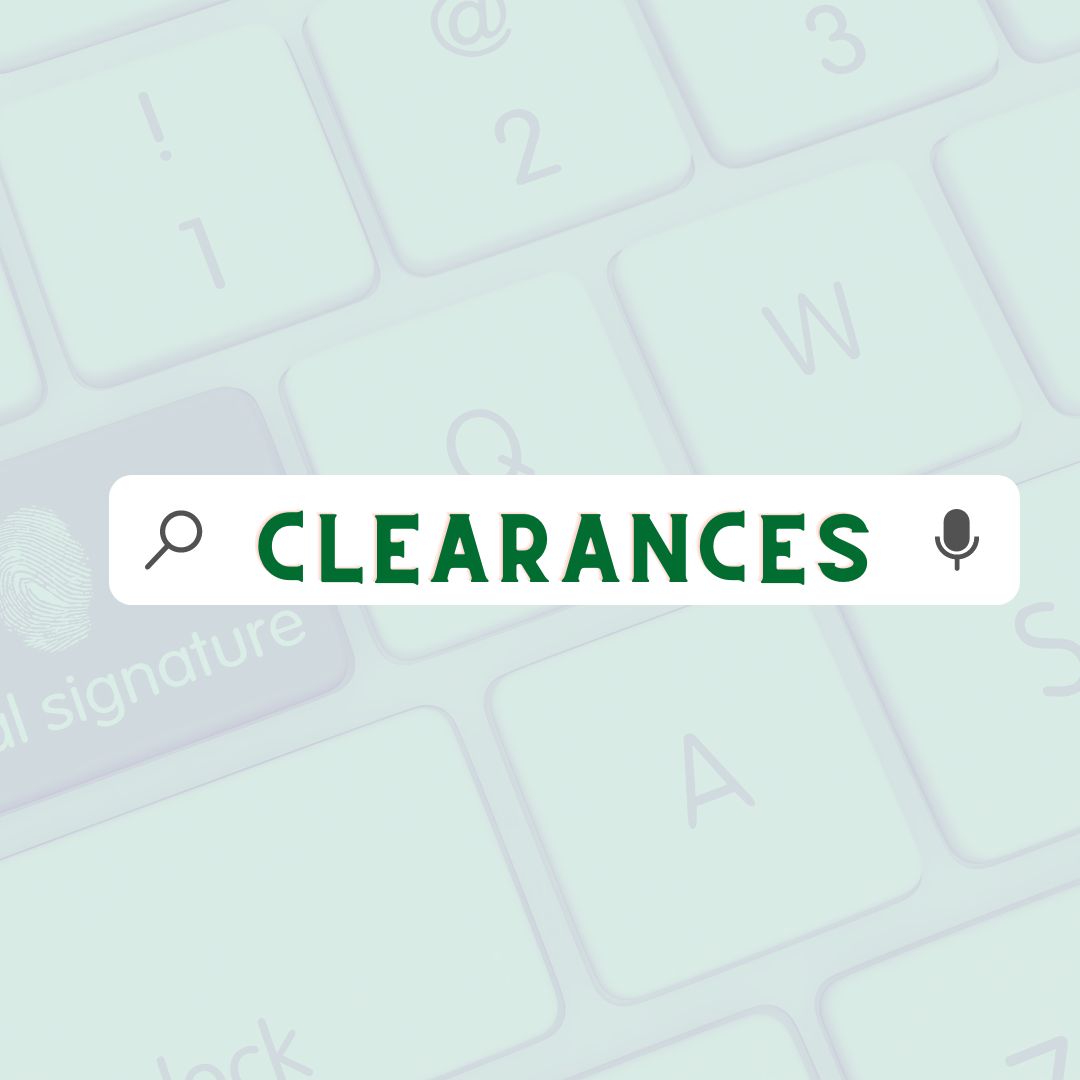 Clearances – CEM Library